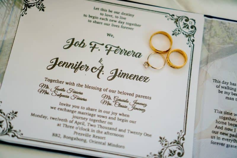Destination Wedding Invitation Wording [ +5 Examples]