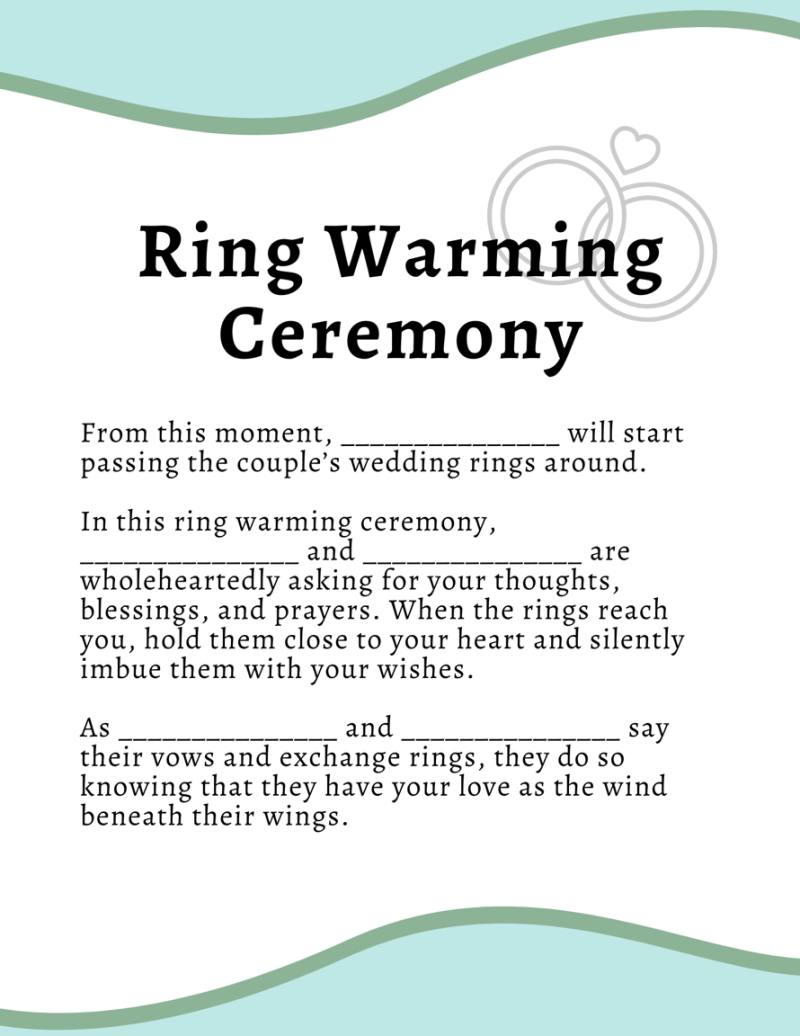 3 Ring Warming Ceremony Scripts & Samples (+Free PDFs)