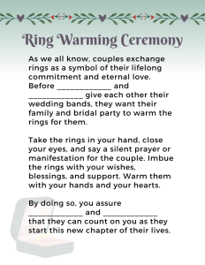 3 Ring Warming Ceremony Scripts & Samples (+Free PDFs)