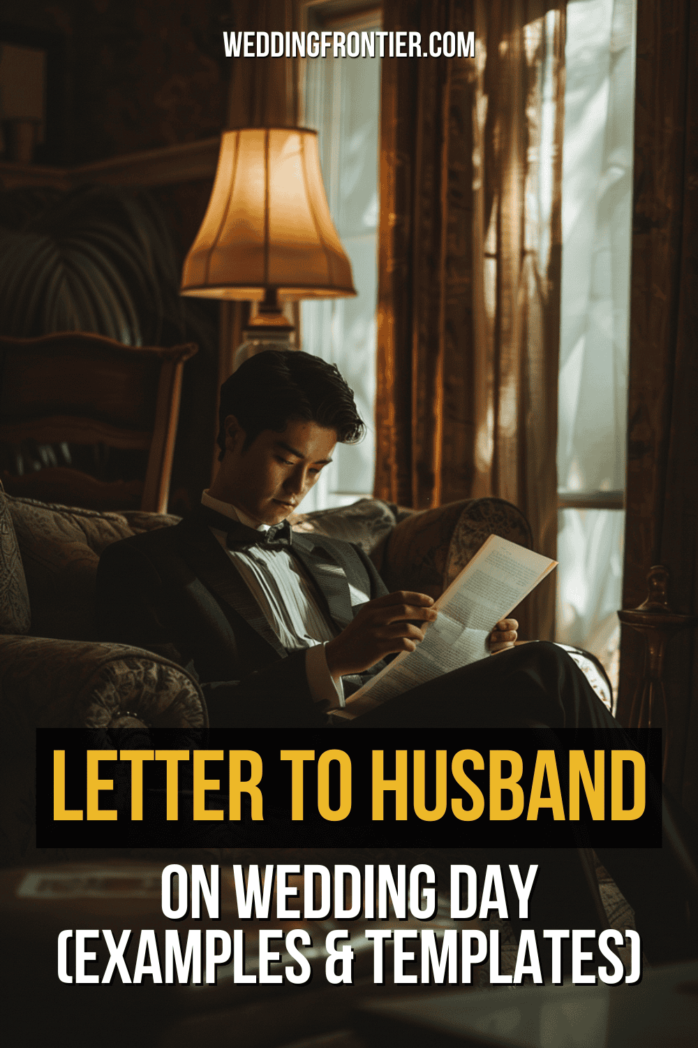 Letter to Husband on Wedding Day (6 Examples & Templates)