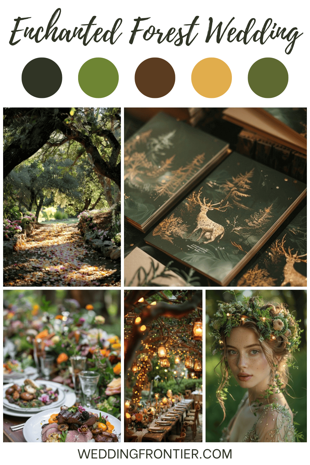 Enchanted Forest Wedding Theme Ideas & Color Palette
