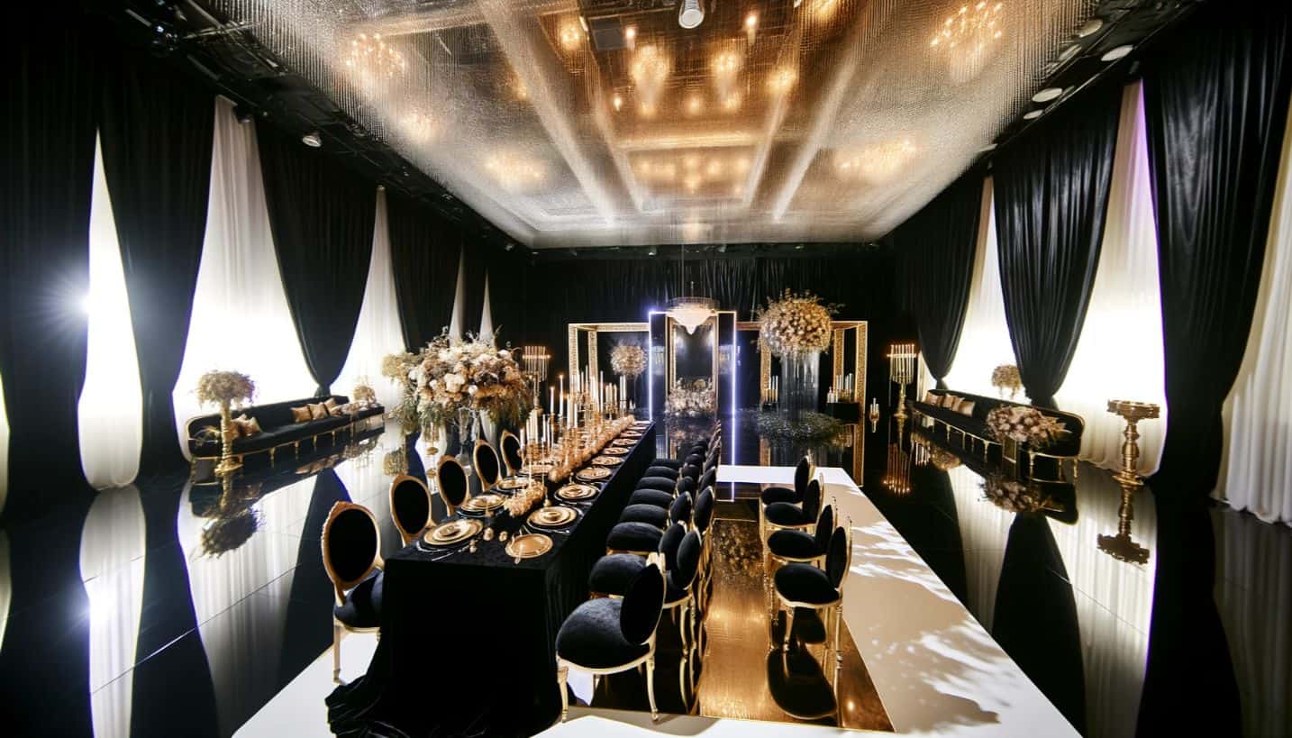Sophisticated Black Wedding Theme Ideas for Elegance