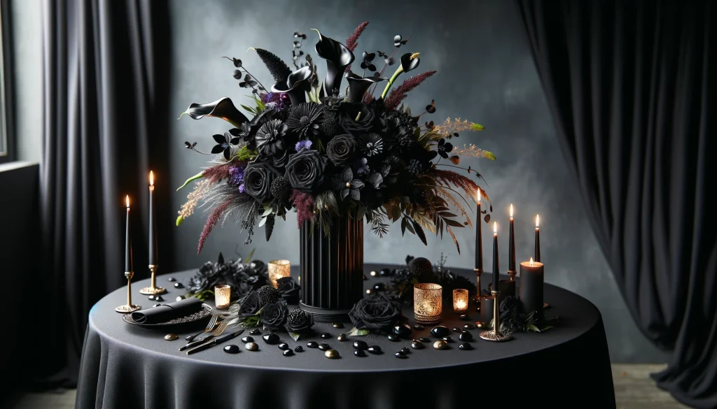 Sophisticated Black Wedding Theme Ideas for Elegance