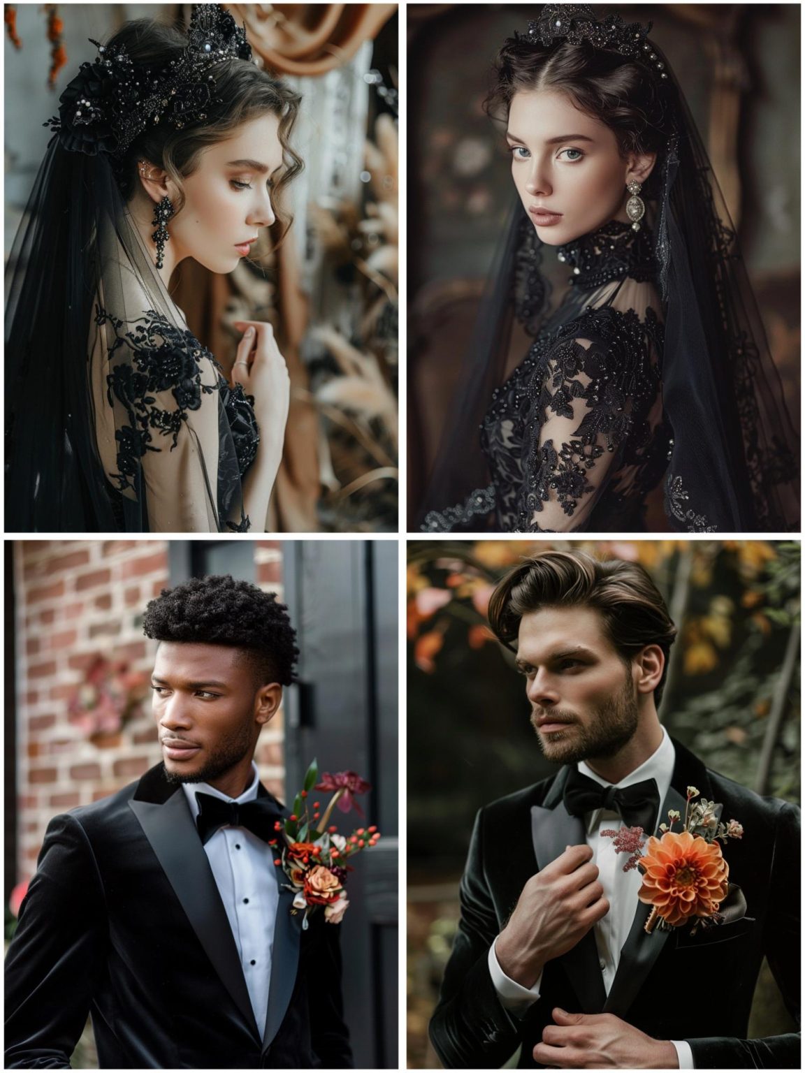 Sophisticated Black Wedding Theme Ideas for Elegance