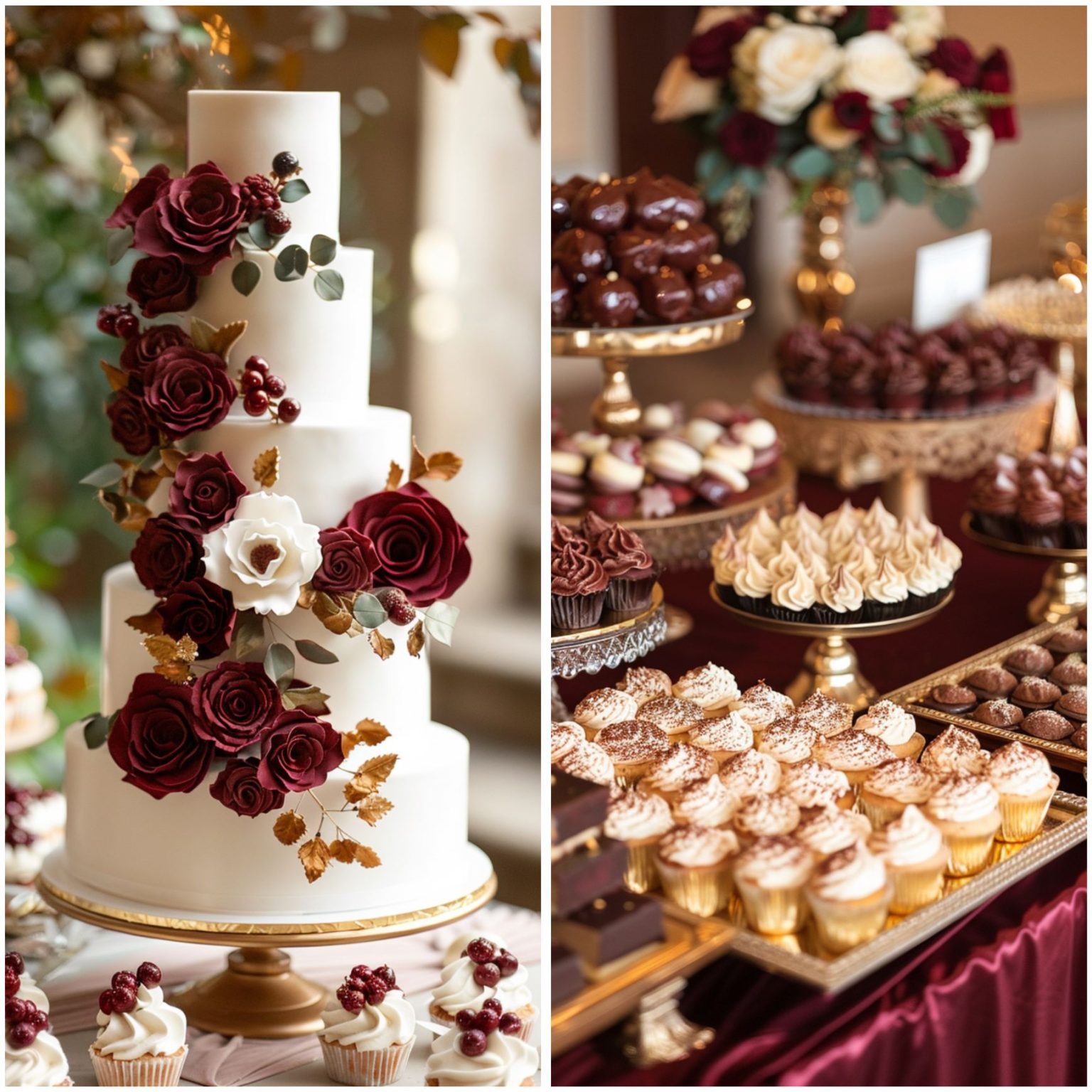 Rich Burgundy Wedding Theme Ideas for Depth