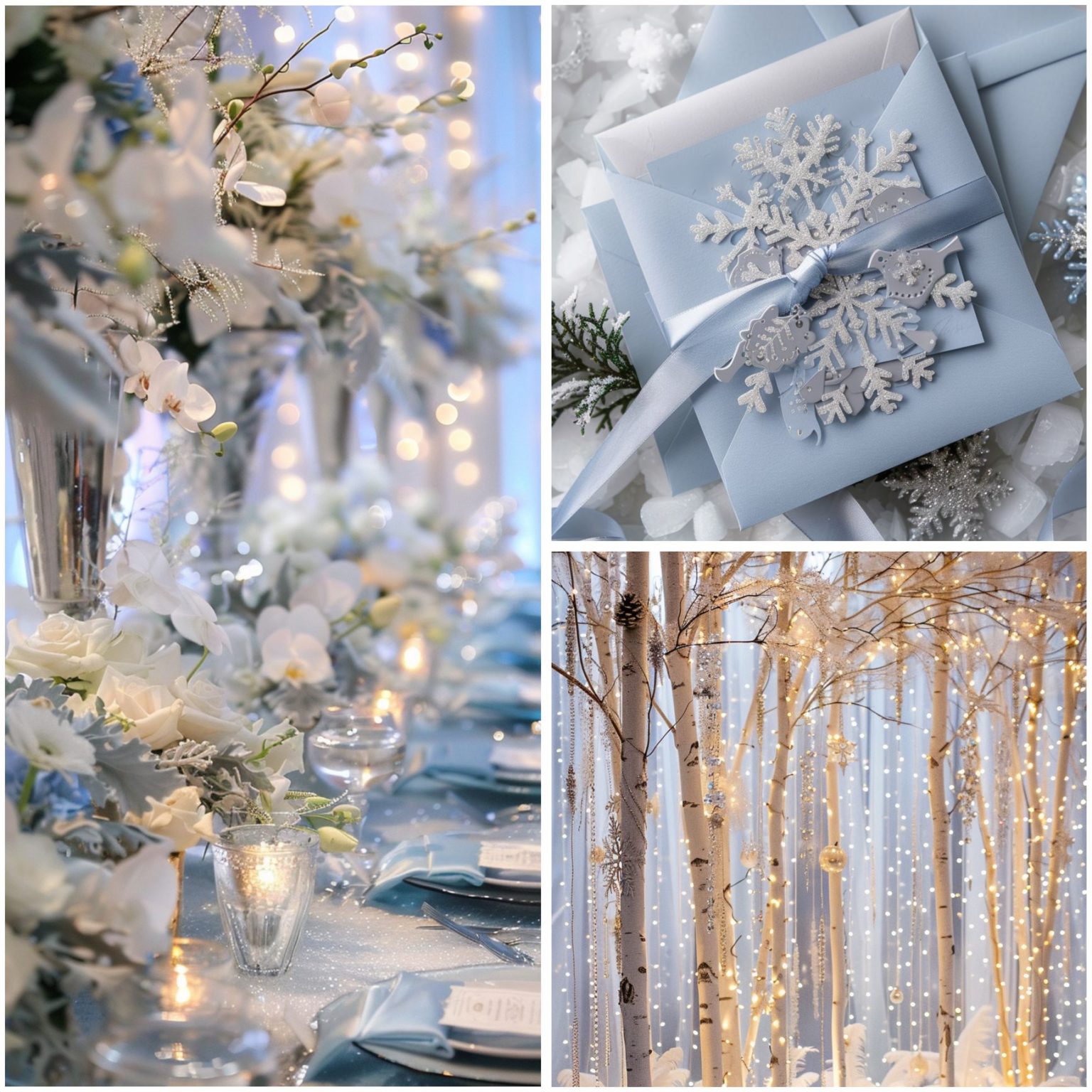 Snowy Winter Wedding Theme Ideas for a Wonderland