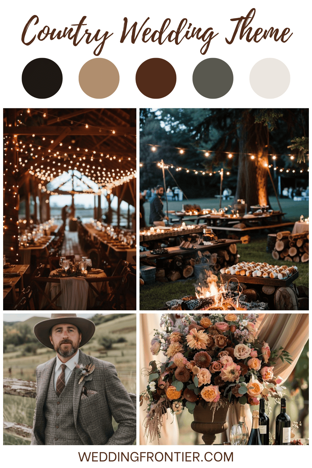 Rustic Country Wedding Theme Ideas for Rural Charm