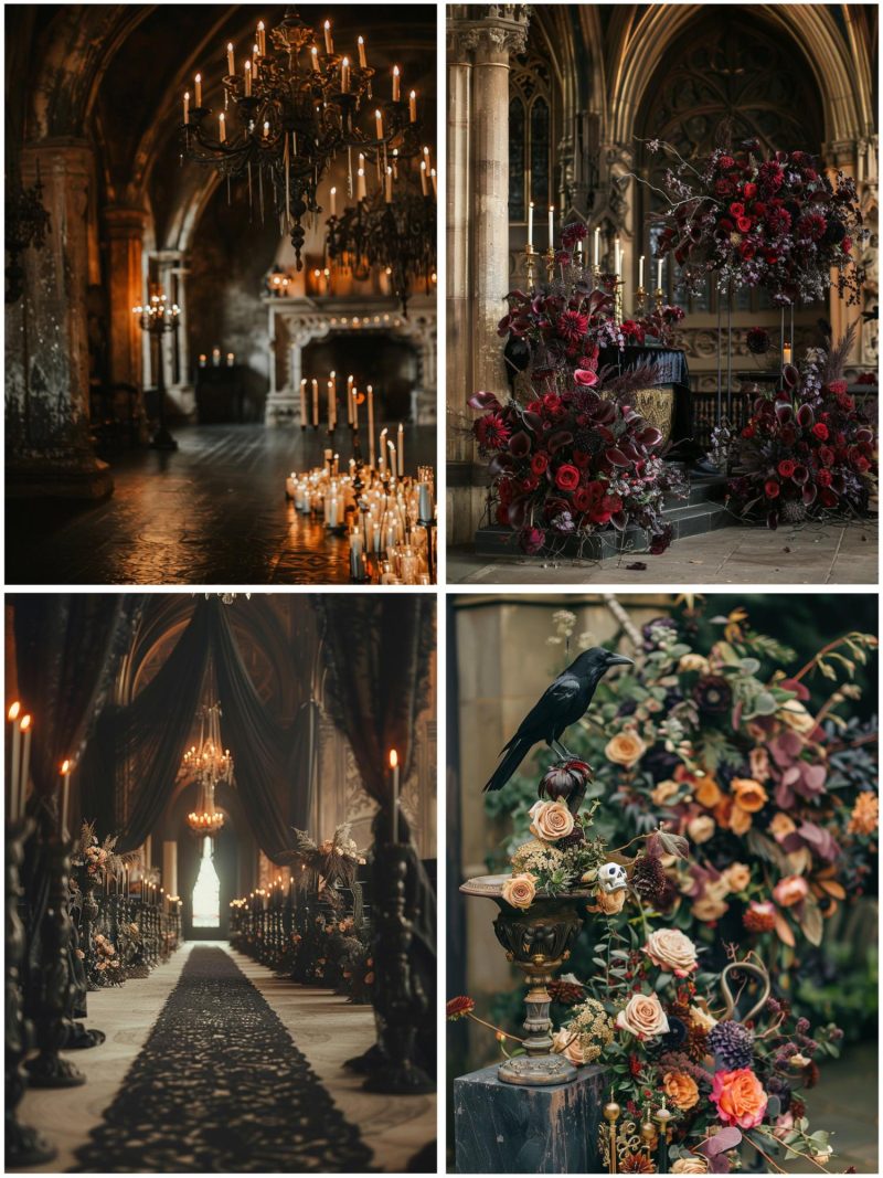 Mysterious Gothic Wedding Theme Ideas You Must See!