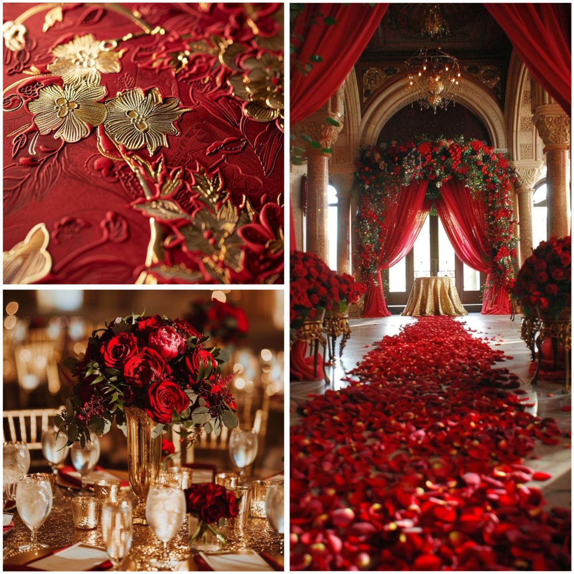 Royal Red and Gold Wedding Theme Ideas You Must See!