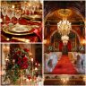 Majestic Royal Red and Gold Wedding Ideas for Regality