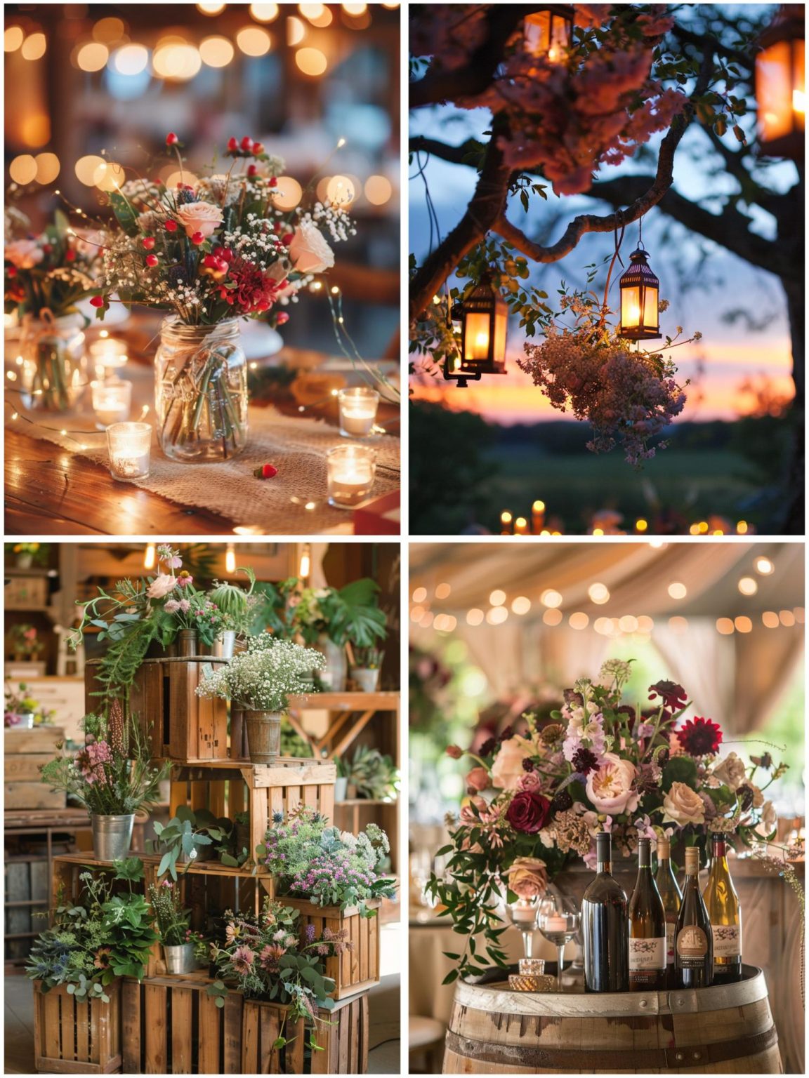 Rustic Country Wedding Theme Ideas for Rural Charm