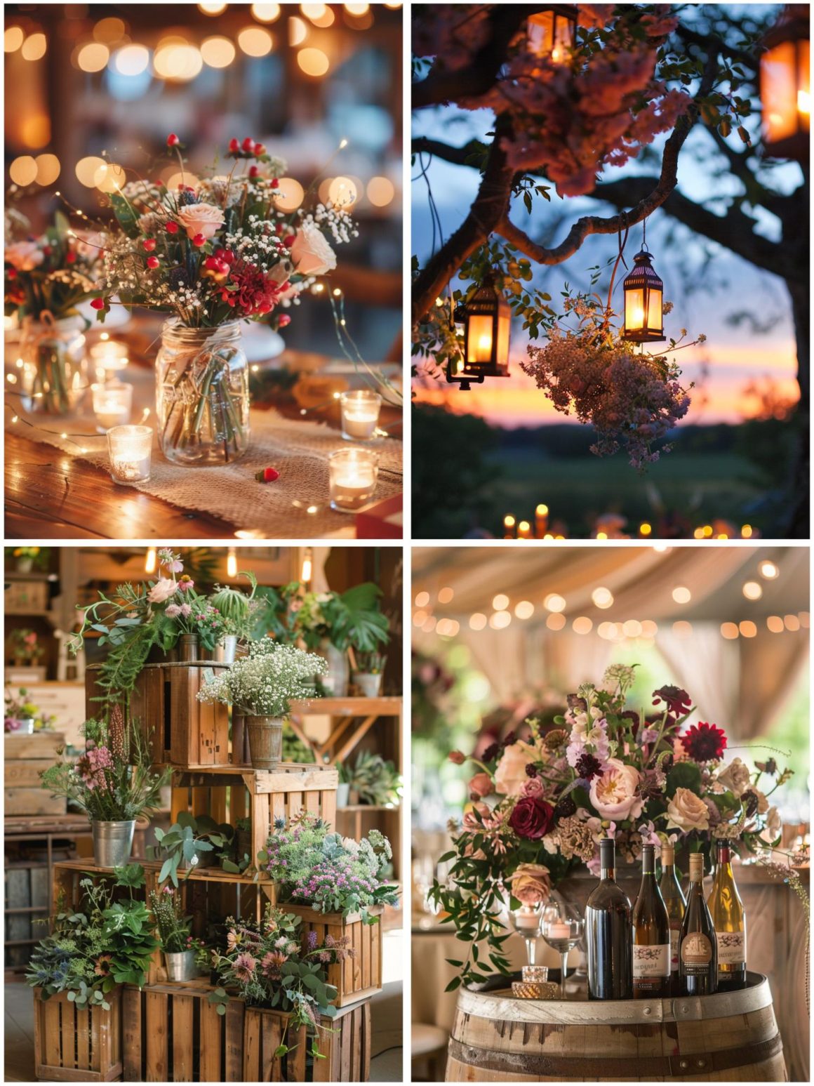 Rustic Country Wedding Theme Ideas for Rural Charm