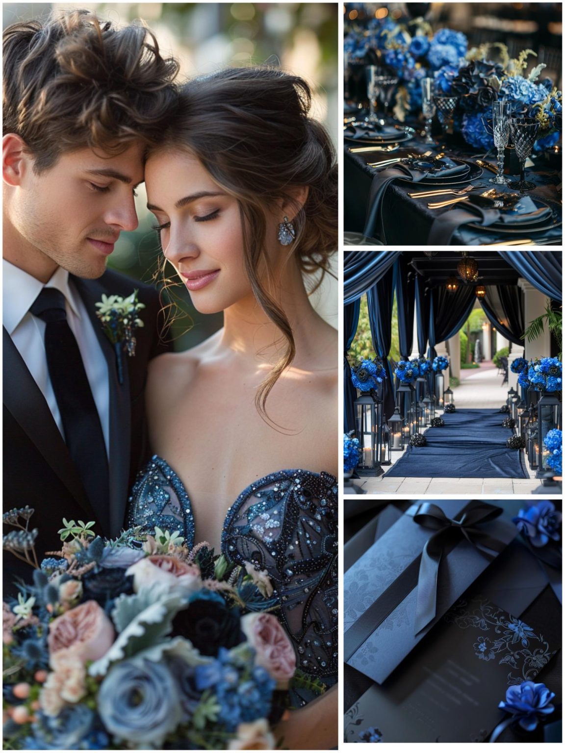 Elegant Black and Blue Wedding Theme Ideas You Must See!