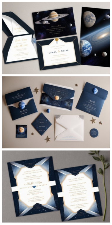 Cosmic Space Wedding Theme Ideas for Stardust