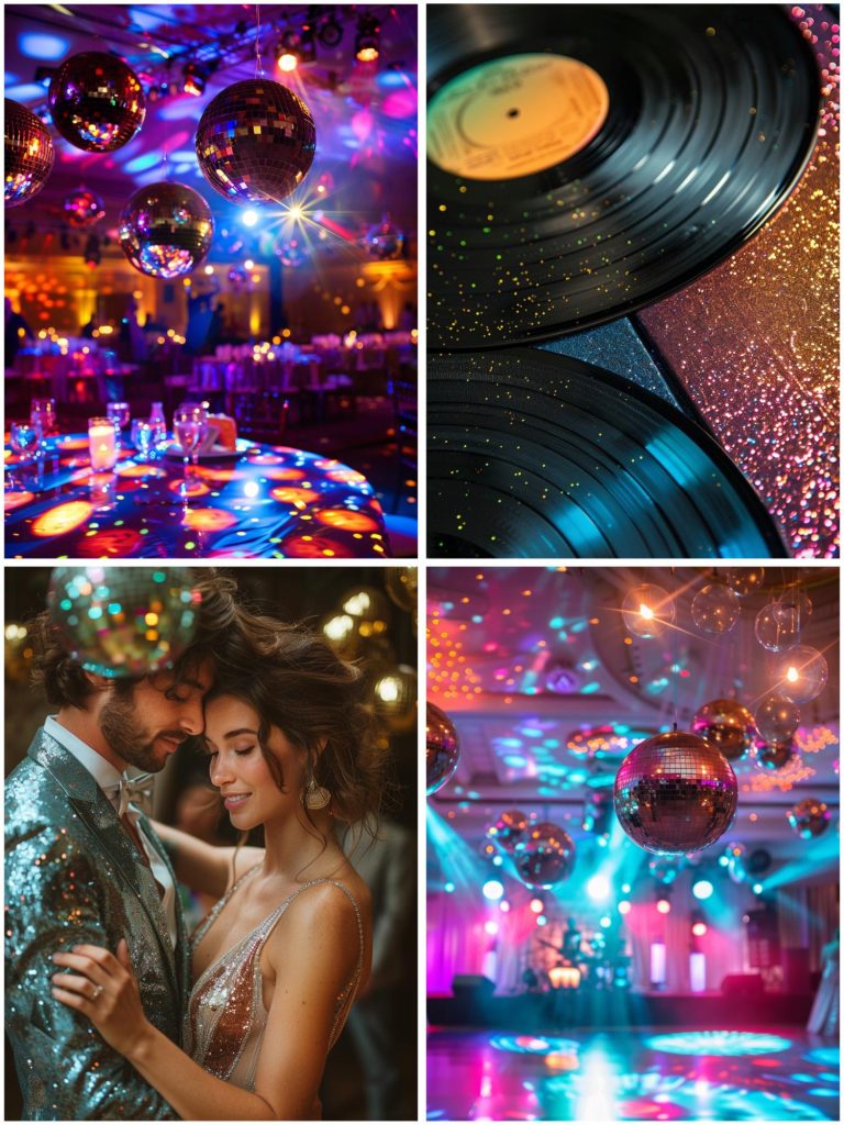 Vibrant Disco Wedding Theme Ideas for a Fun Night