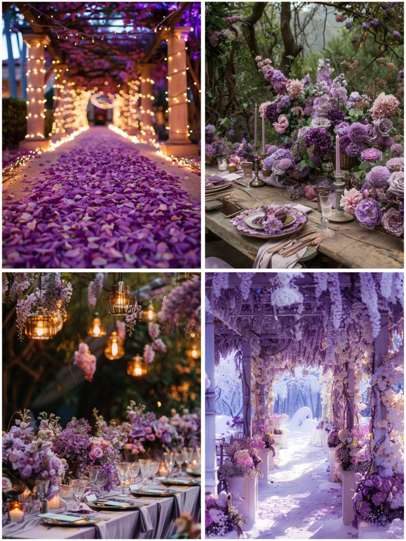 Dreamy Lilac Purple Wedding Theme Ideas for Romance