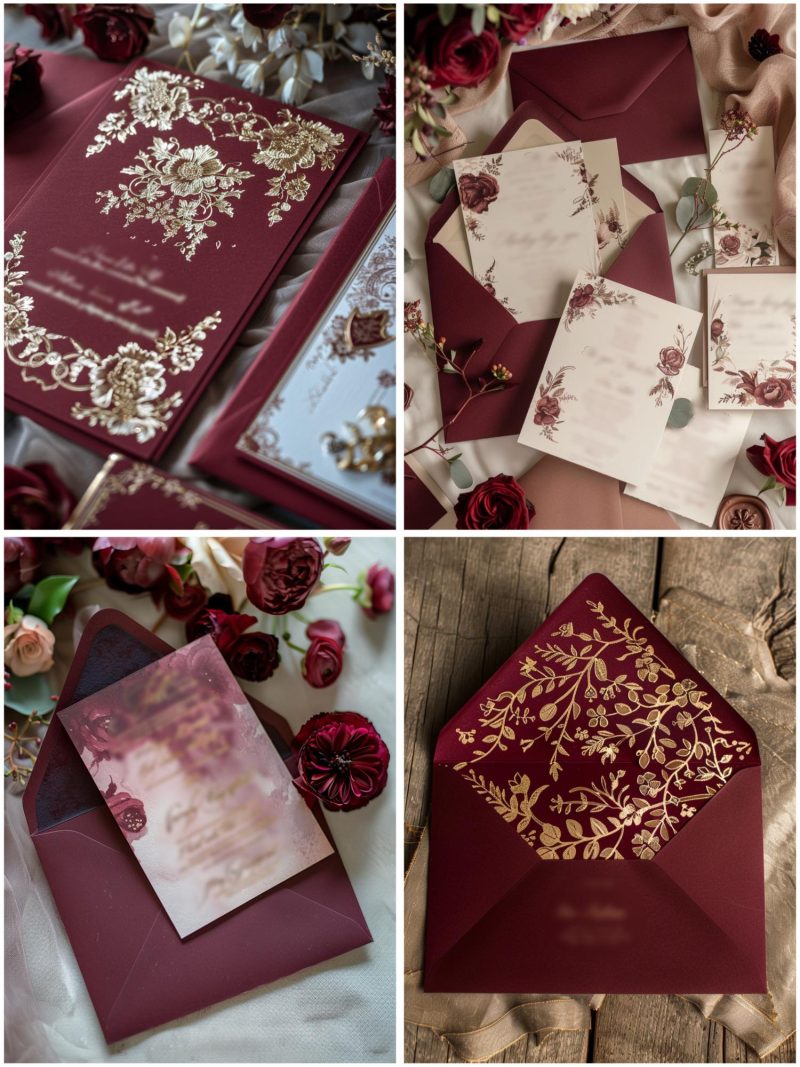 Rich Maroon Wedding Theme Ideas for Elegance