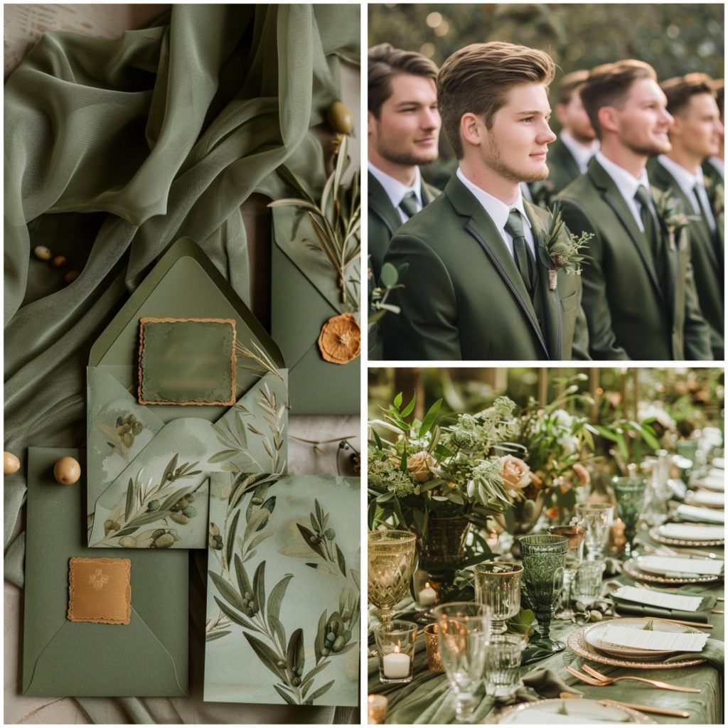 Earthy Olive Green Wedding Theme Ideas You'll Like