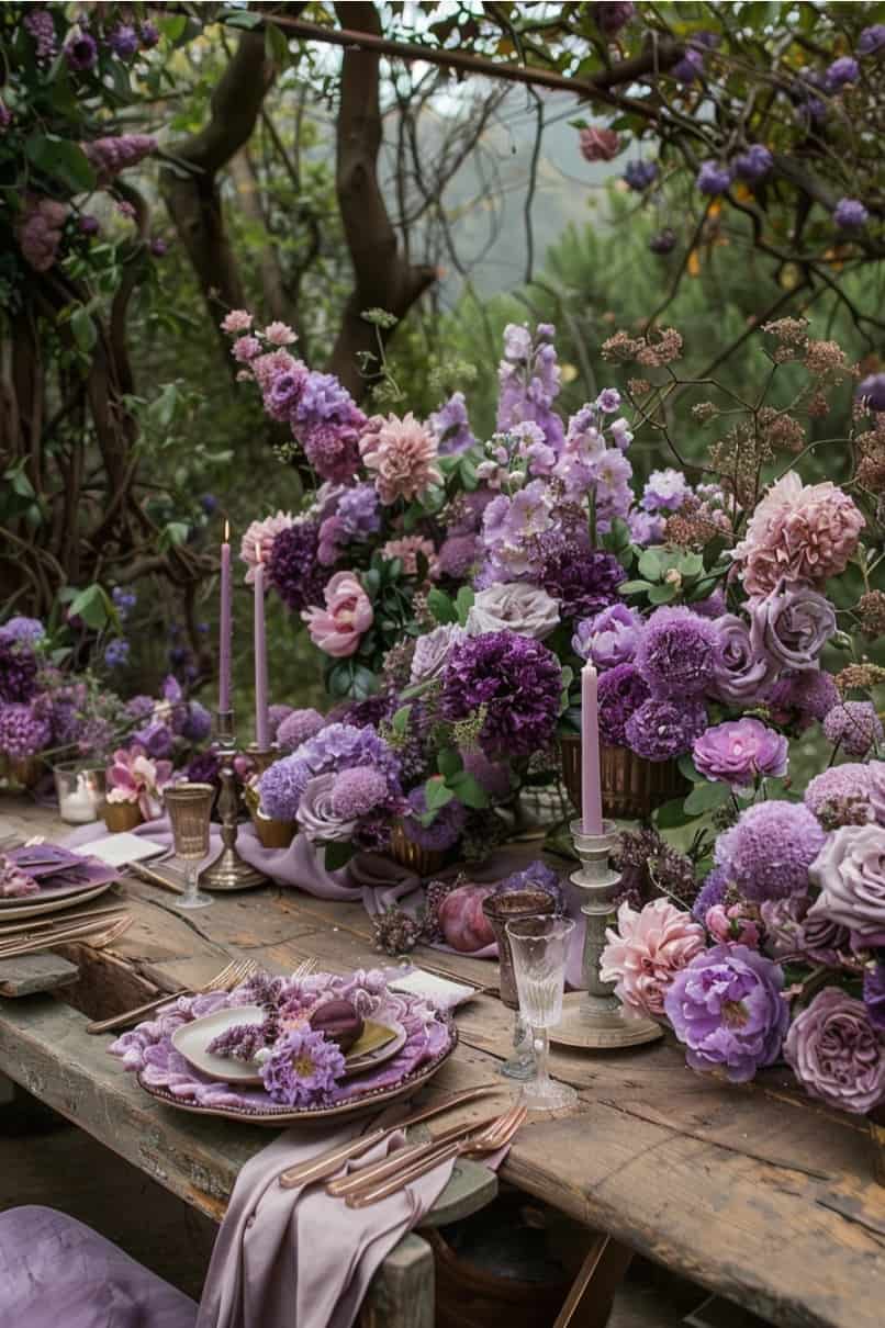 Dreamy Lilac Purple Wedding Theme Ideas for Romance