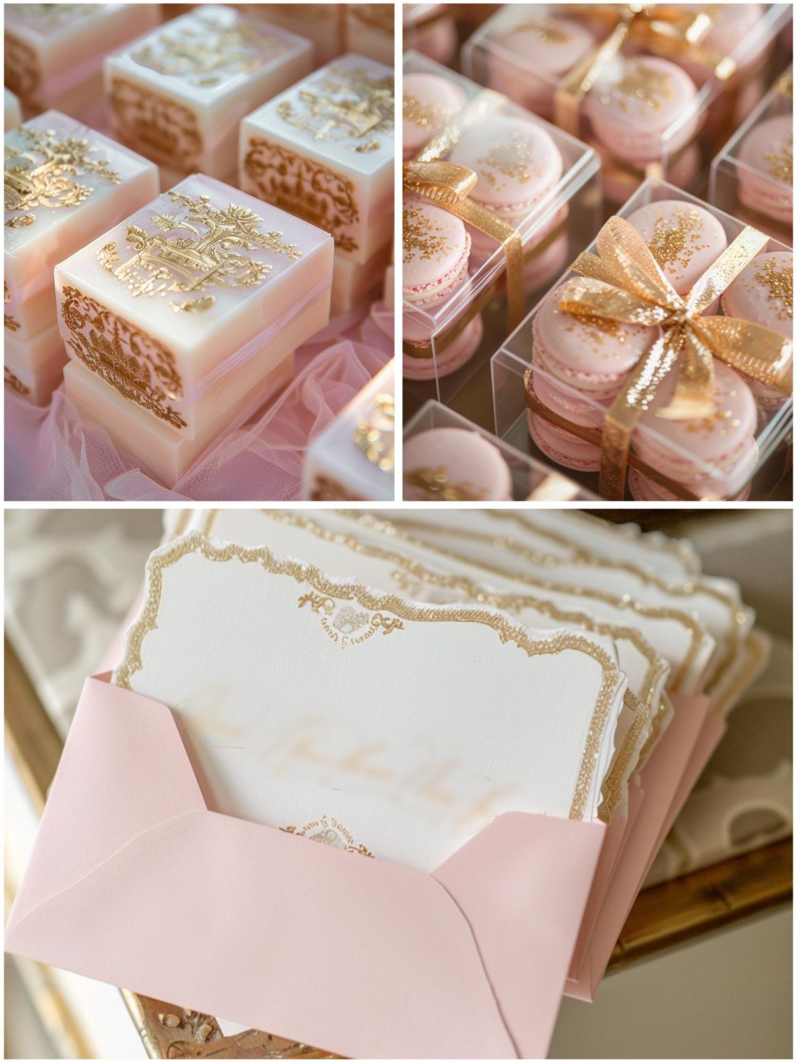 Chic Pink and Gold Wedding Theme Ideas for Glam