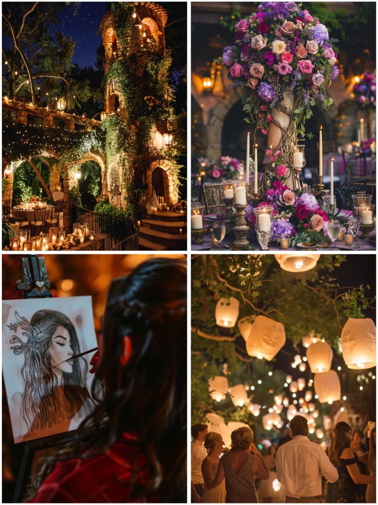 Enchanting Rapunzel Wedding Theme Ideas for Tangled Love
