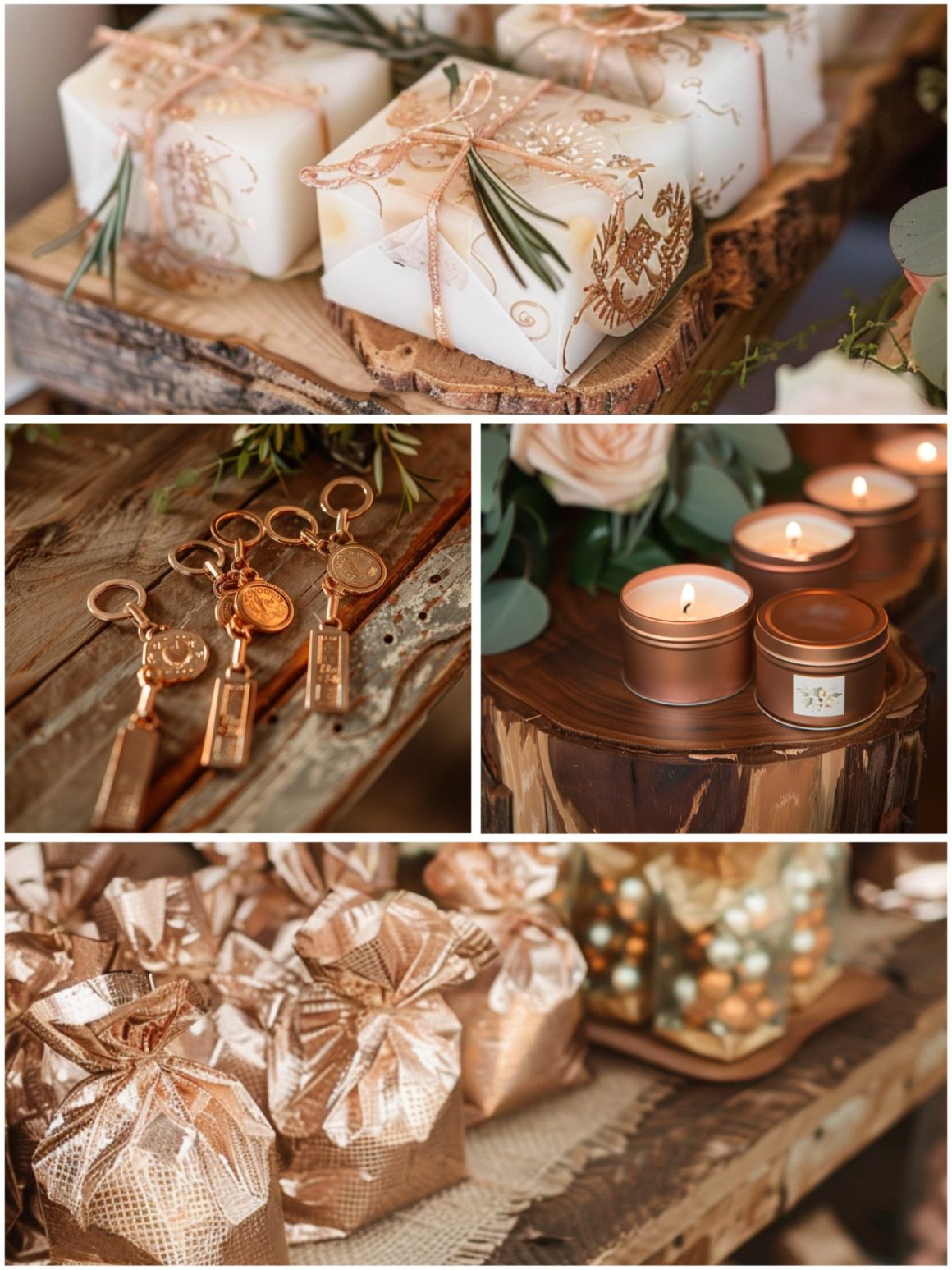 Glamorous Rustic Rose Gold Wedding Ideas You'll Love