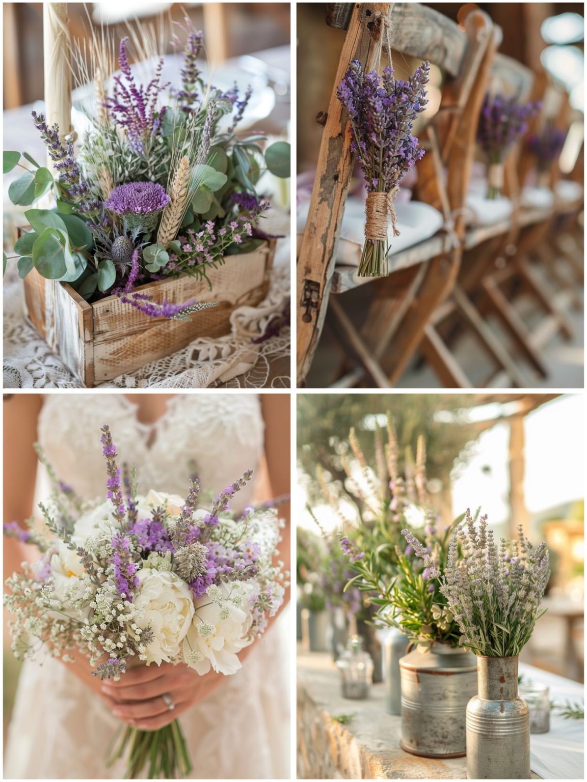 Idyllic Rustic Lavender Wedding Theme Ideas You'll Like
