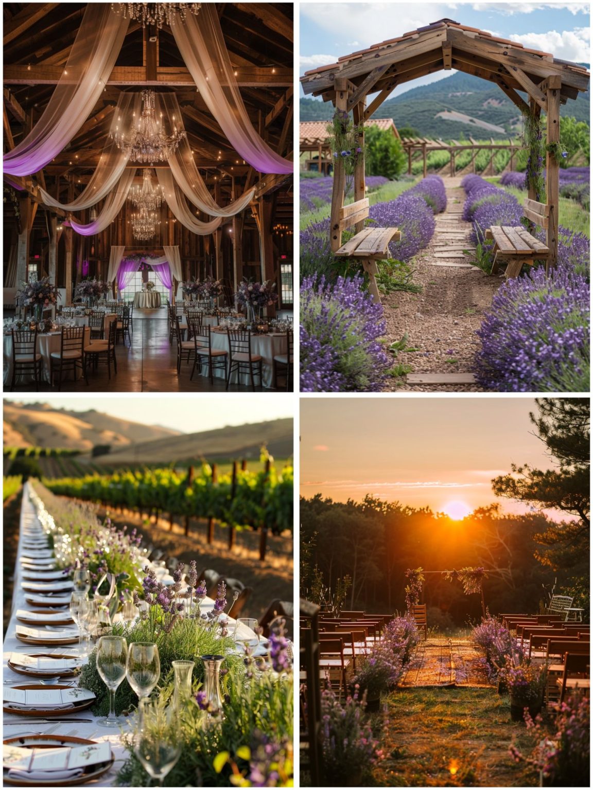 Idyllic Rustic Lavender Wedding Theme Ideas You'll Like