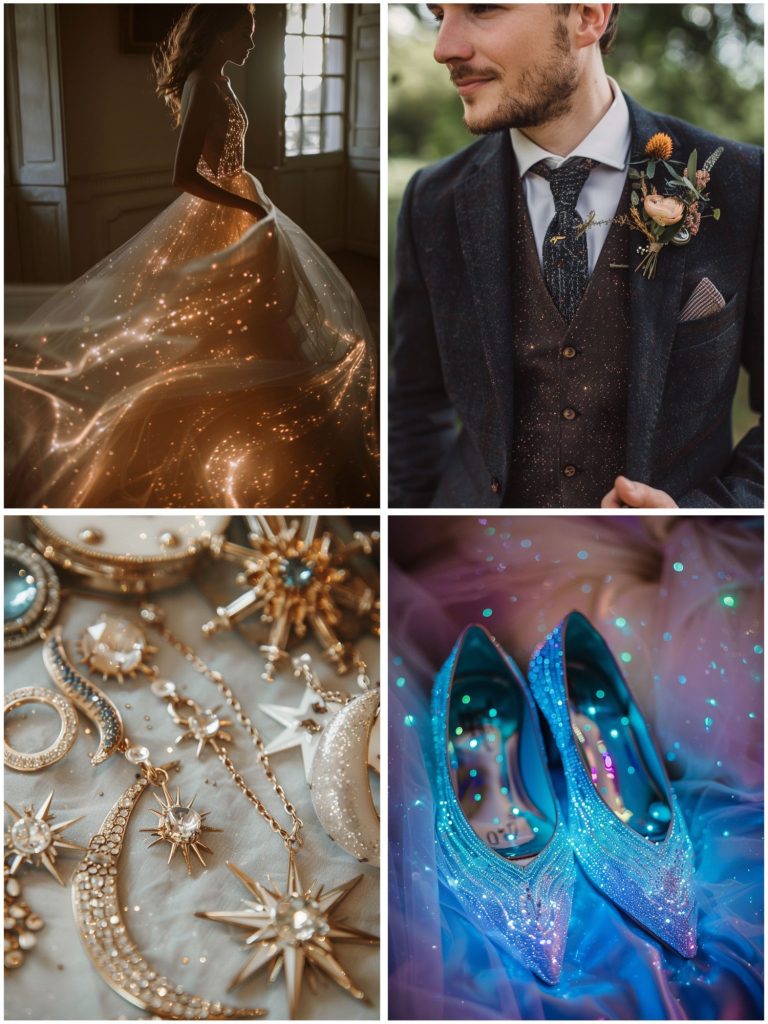 Cosmic Space Wedding Theme Ideas for Stardust