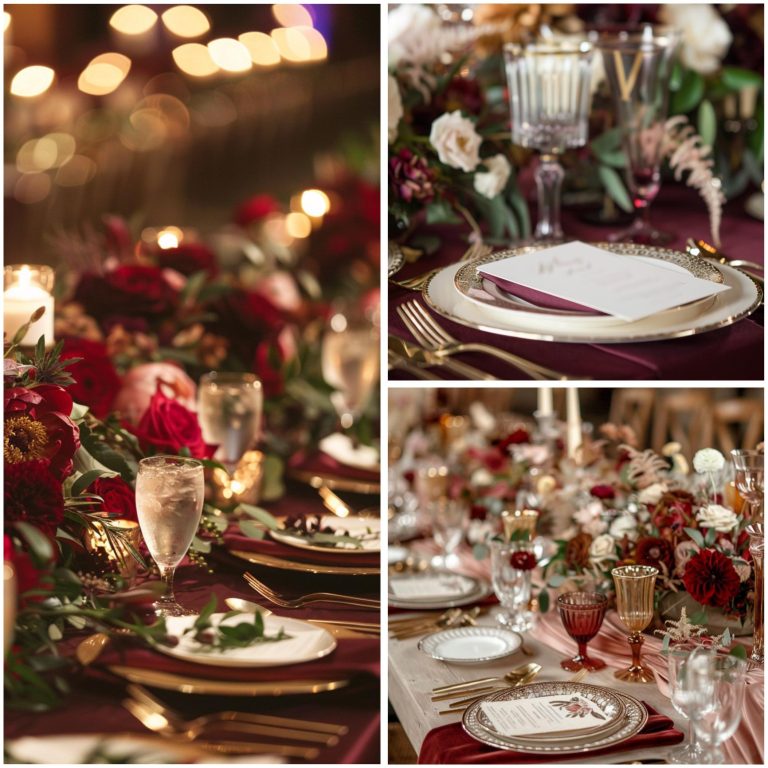 Rich Maroon Wedding Theme Ideas for Elegance