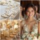 Pristine White and Gold Wedding Theme Ideas for Purity