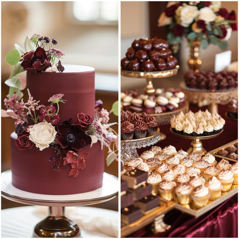 Rich Burgundy Wedding Theme Ideas for Depth