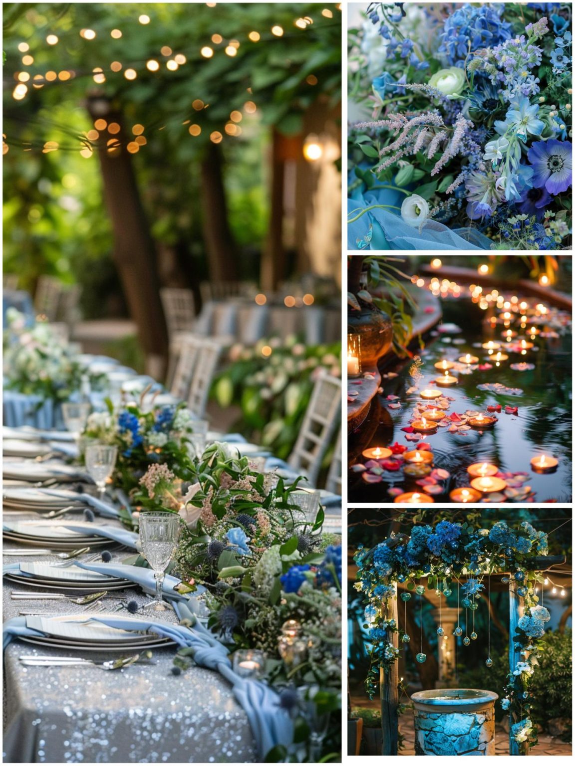 Harmonious Blue and Green Wedding Ideas