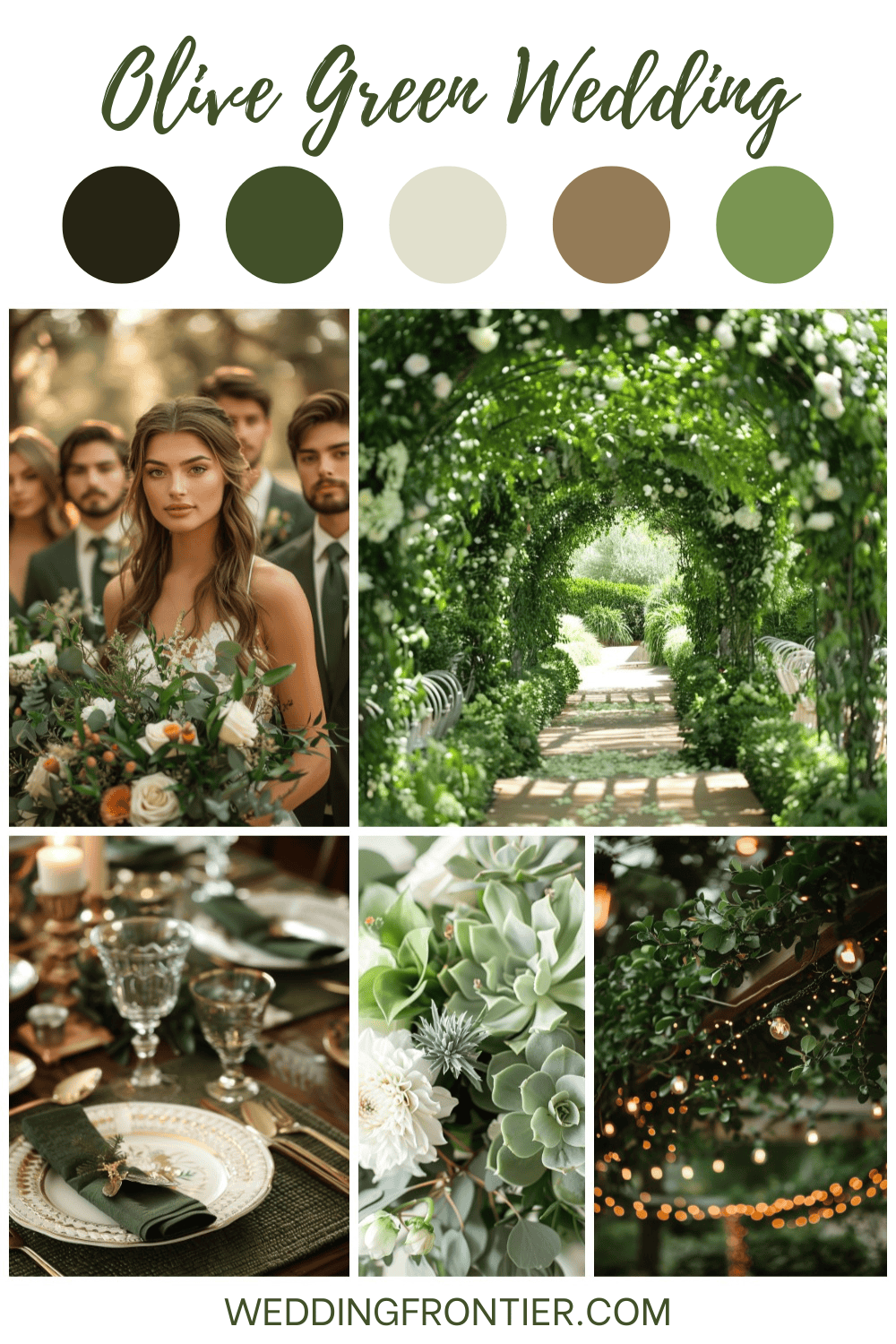 Earthy Olive Green Wedding Theme Ideas You'll Like