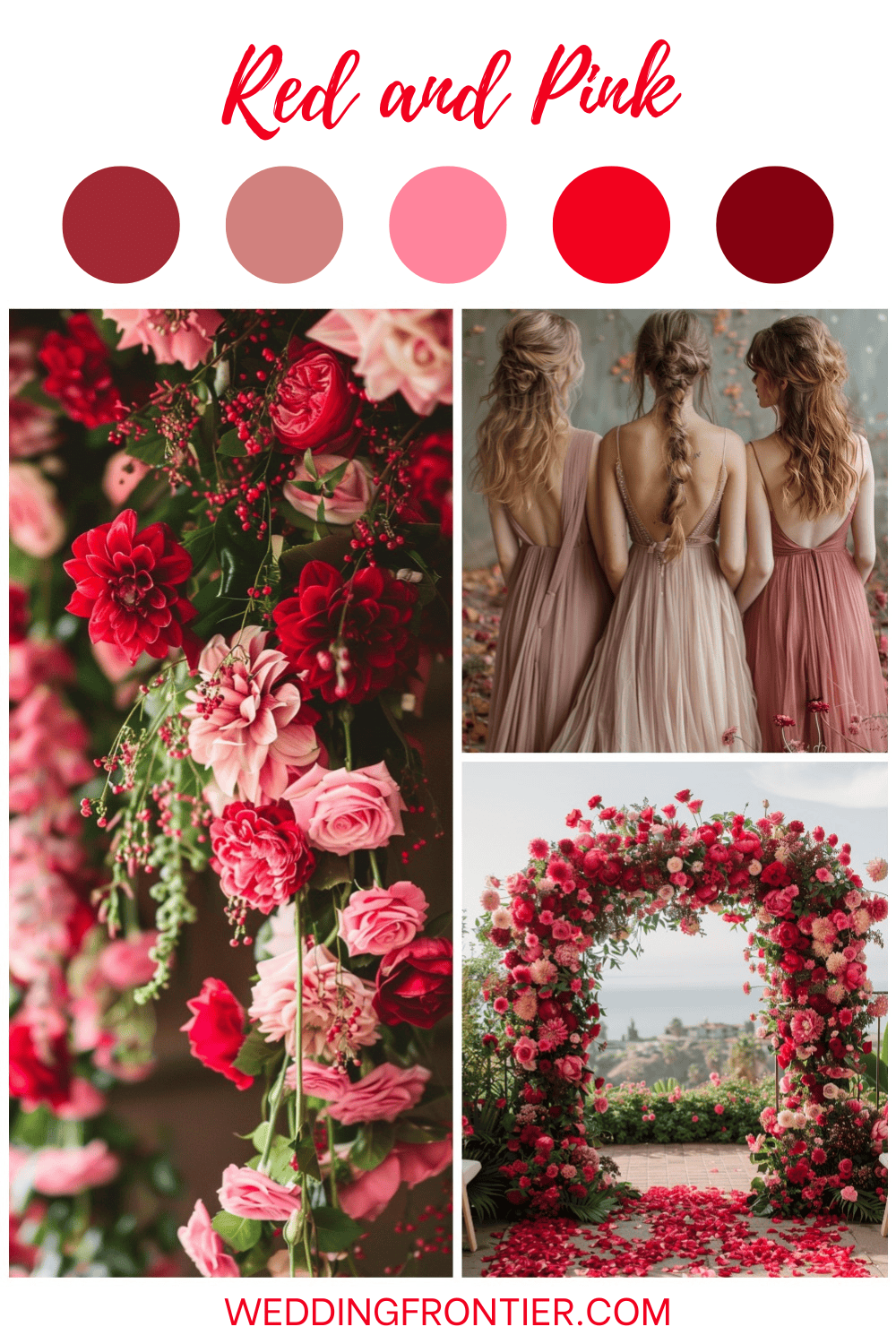 Lovely Red and Pink Wedding Theme & Color Inspiration