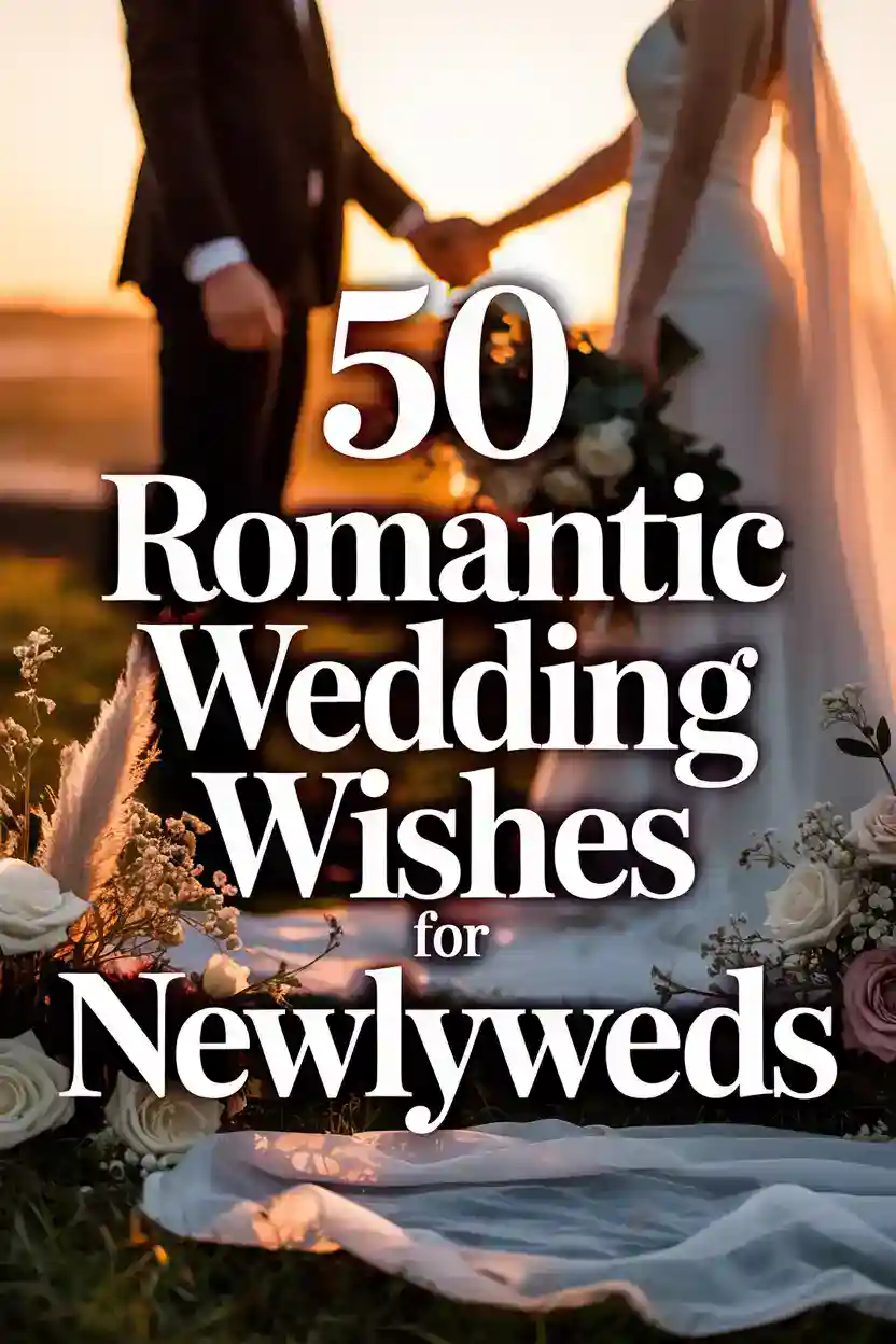 50+ Romantic Wedding Wishes for Newlyweds